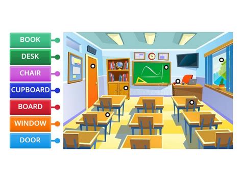 Bright Ideas 1 Unit 1 Classroom Objects Labelled Diagram