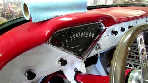 55 Chevy Truck Instrument Panel Youtube