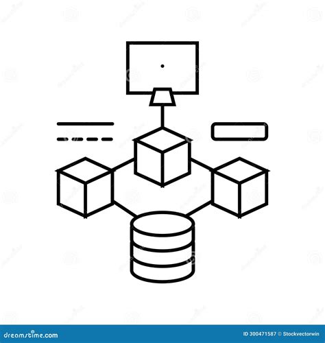 Microservices Icon Vector On A White Background CartoonDealer