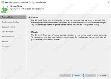 Veeam Backup And Replication 12 Config Restore İşlemi Baki Çubuk