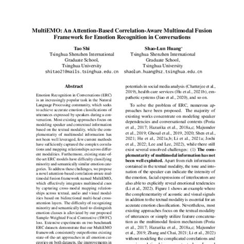 Multiemo An Attention Based Correlation Aware Multimodal Fusion Framework For Emotion