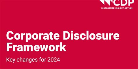 탄소중립 블로그 탄소정보공개프로젝트 Cdp 2024년 주요 변경사항