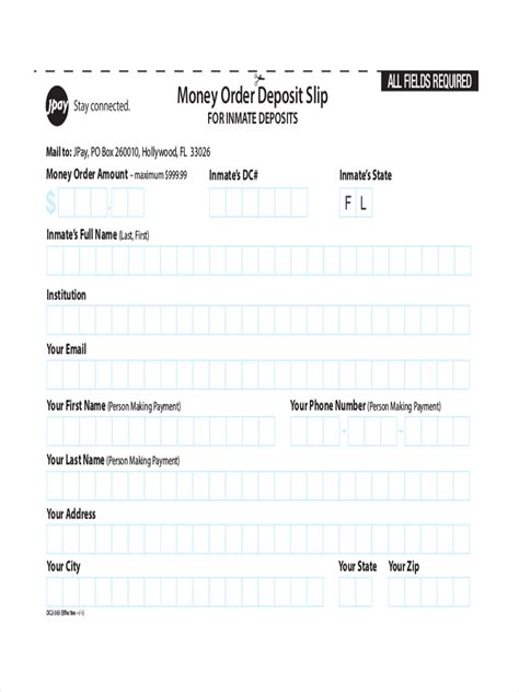 Blank Money Order Template