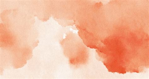 손 그리기 수채화 추상적 인 오렌지 가을 배경 카드 인쇄 엽서 전단지 배너에 사용 0명에 대한 스톡 벡터 아트 및 기타 이미지 0명 구름 그라데이션 Istock