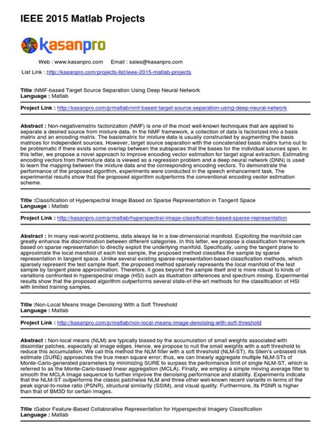 ieee 2015 matlab projects pdf