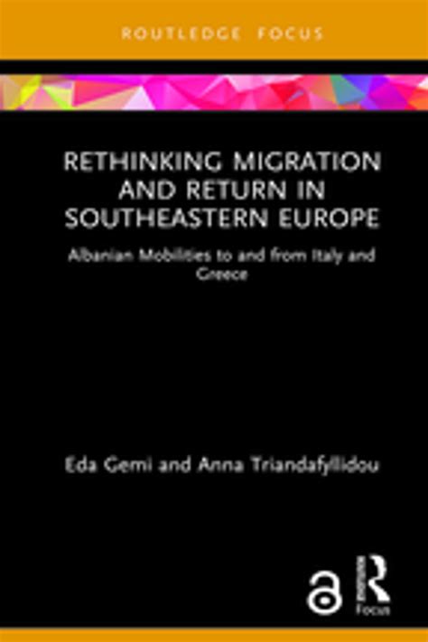 Rethinking Migration And Return In Southeastern Europe EBook By Eda Gemi EPUB Rakuten Kobo