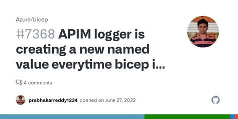 apim logger is creating a new named value everytime bicep is run · issue 7368 · azure bicep