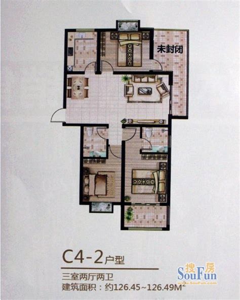 金柱·大学城图片相册户型图样板间图装修效果图实景图 聊城房天下