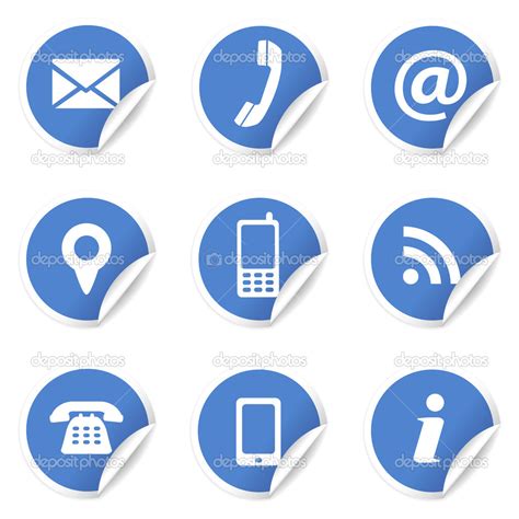 16 Contact Web Icons Images Contact Icons Vector Contact Us Web Icons For Websites And Phone