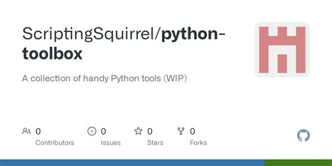 github scriptingsquirrel python toolbox a collection of handy python