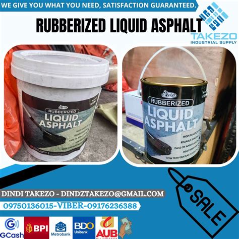 Rubberized Liquid Asphalt Commercial And Industrial Industrial