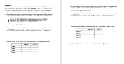 Solved C Use Multiple Regression Model With Dummy Variables Chegg