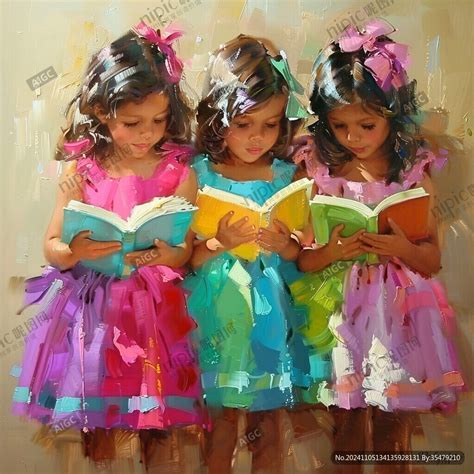 Ai创作图小女孩装饰画 小女孩读书配图 女孩读书手绘 童趣你看书 穿粉色衣服看书的女孩 儿童方面装饰画 儿童图书日 女孩装饰画 读书的小孩 看书画画的小女孩 无框画女孩 读书的小女孩 读书的