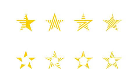 Abstract Star Shape Logo Collection Vector Premium 3166797 Vector Art