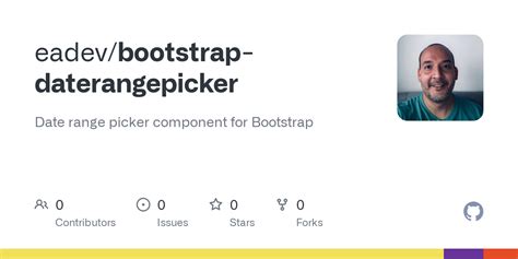 Github Eadevbootstrap Daterangepicker Date Range Picker Component For Bootstrap