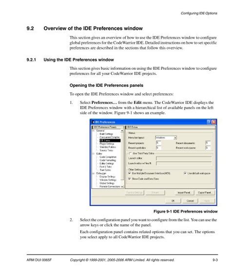 Configuring Ide