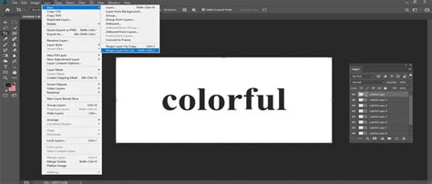 Colorful Overlapping Letters Text Effect In Photos Clipping Images