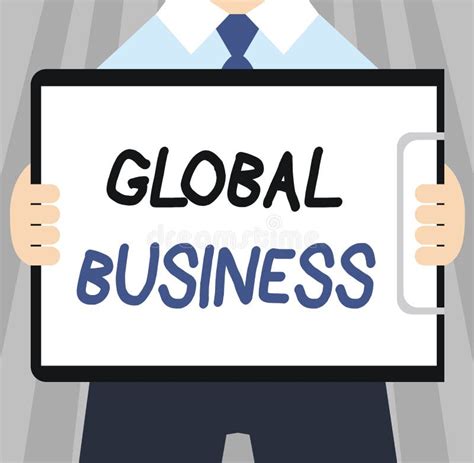 Word Writing Text Global Business Business Concept For Trade And