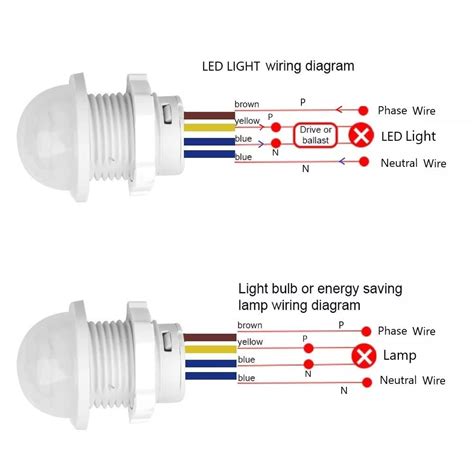 Smart Switch 220v Led Pir Infrared Automatic Motion Detection Sensor Light Switch 40 45