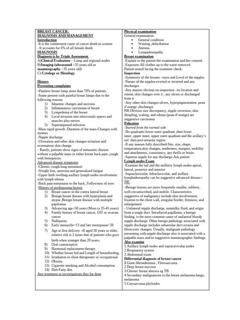 Breast Cancer Diagnosis And Management Pdf Breast Cancer Biopsy