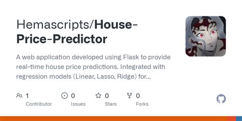 Github Hemascripts House Price Predictor