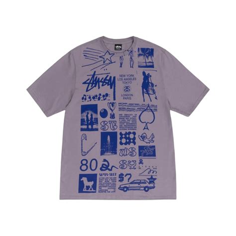 스투시 사라 티셔츠 모브 Stussy Kream
