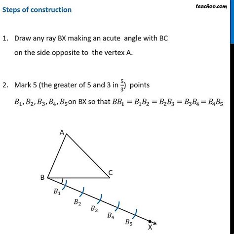 example 2 construct similar triangle scale factor 5 3 chapter 11