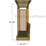 Building The Frame For The Lattice MyOutdoorPlans