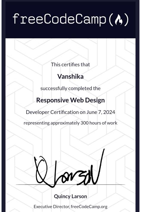 vanshika on linkedin webdesign responsivedesign freecodecamp