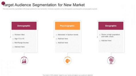 Target Audience Segmentation Slideteam