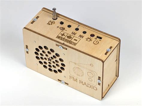 Fm Radio Receiver Diy Kit Wood 26952