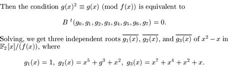 Ring Theory How Can I Factor The Polynomial X 8 X 4 X 3 X 2 X 1 Over F 2 Mathematics