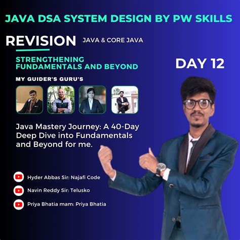 My 40 Day Java Mastery Revision Challenge Vinay Kumar Mahato Posted