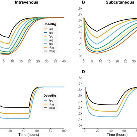 Simulated Norepinephrine Concentration Profiles In Plasma Using The