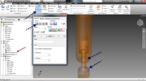 Tutorial How To Create Adaptive Springs In Autodesk Inventor Grabcad Tutorials