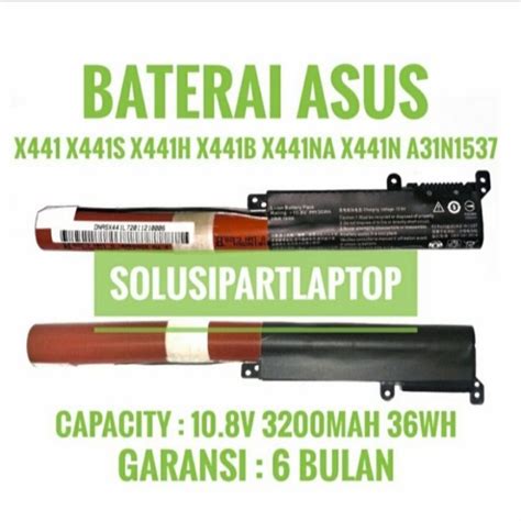 Jual BATERAI ASUS VIVOBOOK X441 X441SA X441C A31N1537 Shopee Indonesia