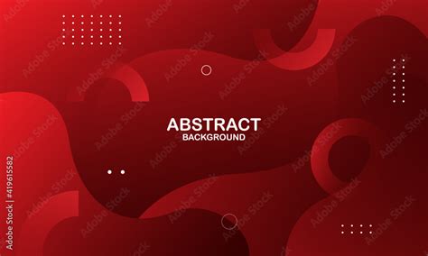 Liquid Color Background Design Red Elements With Fluid Gradient Dynamic Shapes Composition