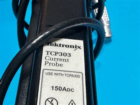 Tektronix Tcp303 Current Probe 150a Dc 15 Mhz For Tcpa300 Amplifier