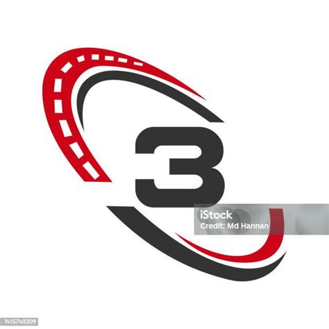 편지 3 운송 표지판 교통 로고 디자인 템플릿 자동차 스포츠 도로 로고 요소 개념에 대한 스톡 벡터 아트 및 기타 이미지 개념 거리 경계 표지 Istock