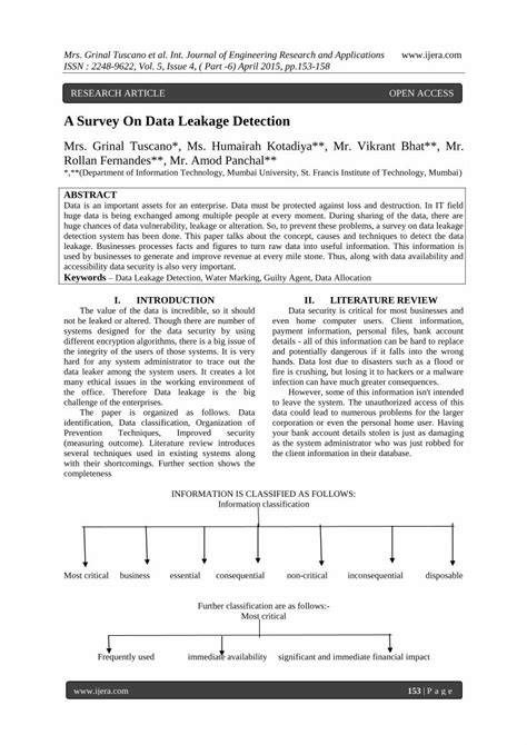 pdf a survey on data leakage detection dokumen tips