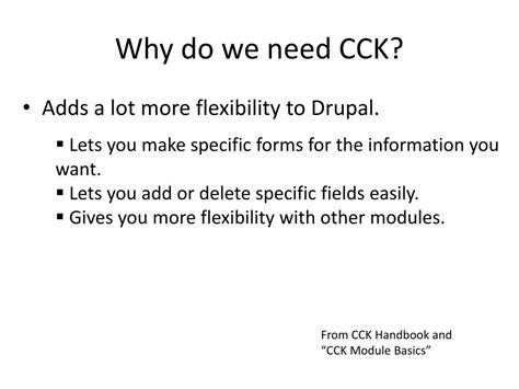 Ppt Drupal Cck Powerpoint Presentation Free Download Id3267973