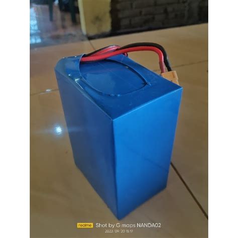 Jual Baterai Sepeda Listrik V Ah Lhitium Shopee Indonesia