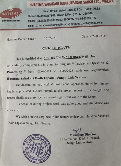 Aditya Birajdar On Linkedin I Am Happy To Share That I Have Successfully Completed My Intership At