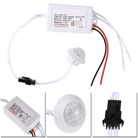 Sensor Sensor Eléctrico Módulo De Sensor De Cuerpo Infrarrojo Ir Interruptor De Detección De