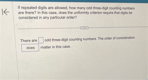Solved If Repeated Digits Are Allowed How Many Odd