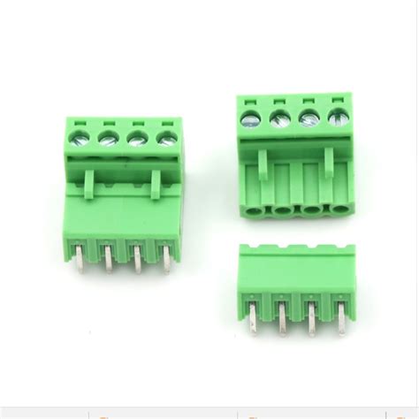 Pcb Screw Terminal Block Pluggable Type Green Pcb Screw Terminal