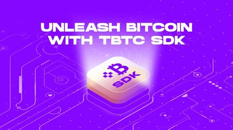 John Packel On Linkedin Launching The Tbtc Sdk