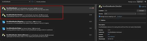 C 使用 Exceldatareader 读取 Excel 数据的完整指南