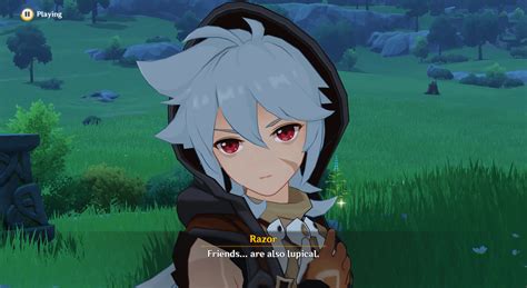 Razor Is So Adorable ️ Hes My First Ever Main Rgenshinimpact