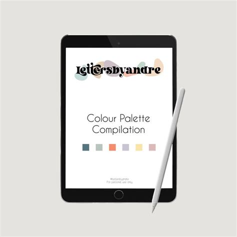 24 Procreate Color Palettes Color Palette Color Swatches Ipad Procreate Tools Colors For